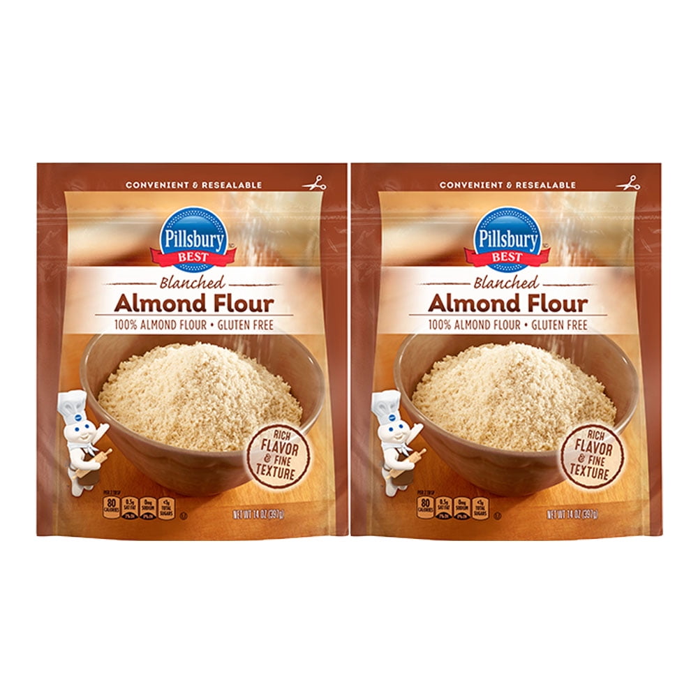 Pillsbury Blanched Almond Flour, 14 oz - Palatize Pack of 2 - Walmart.com