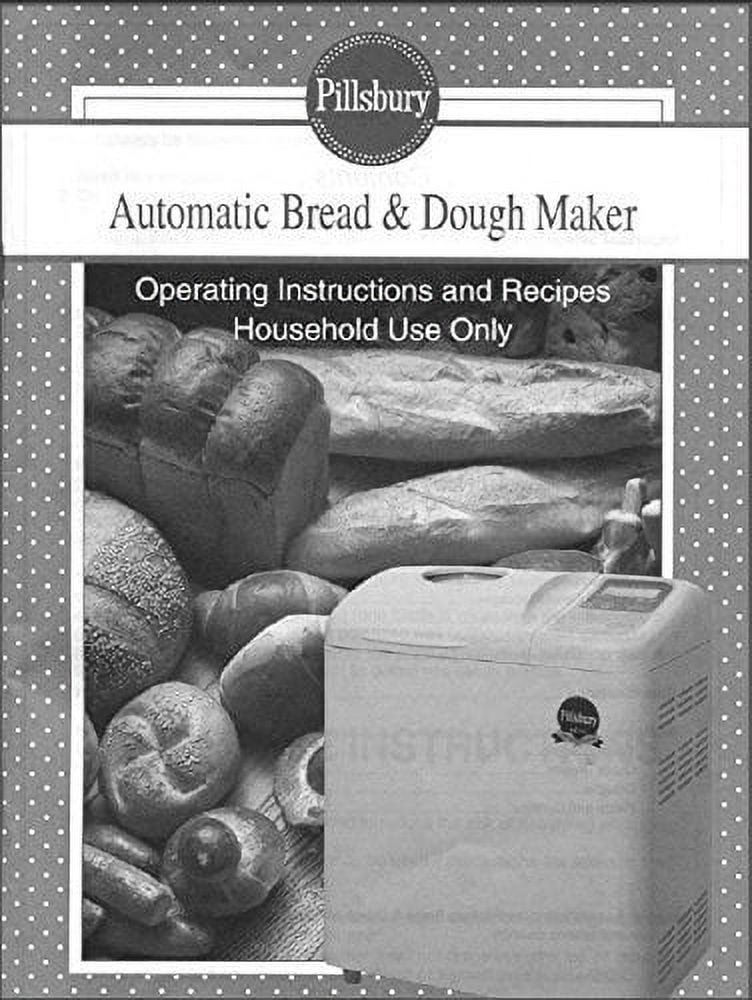 Instruction Manual ONLY for Pillsbury Bread Machine Maker Instruction ...