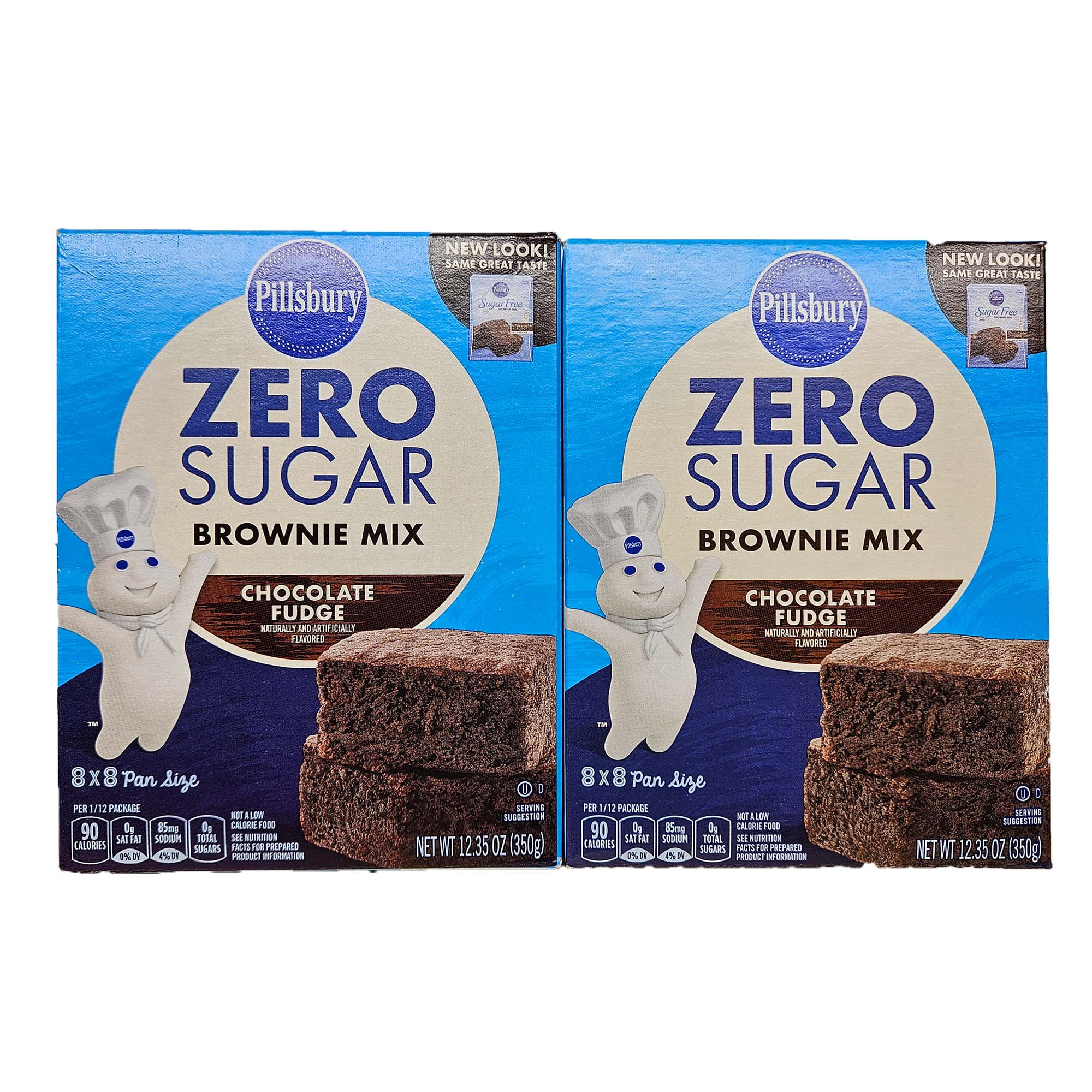 Pillsbury Brownie Mix, Zero Sugar, Chocolate Fudge (2 Pack) - Walmart.com
