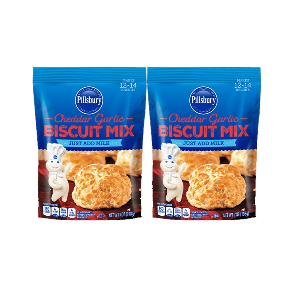 Pillsbury Cheddar Garlic Biscuit Mix, 7 oz - Palatize Pack of 2 ...
