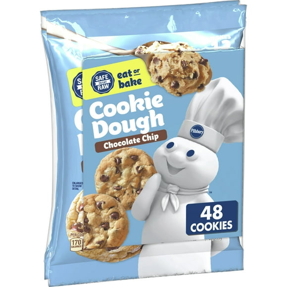 Chocolate Chip Cookie Dough in Cookie Dough - Walmart.com