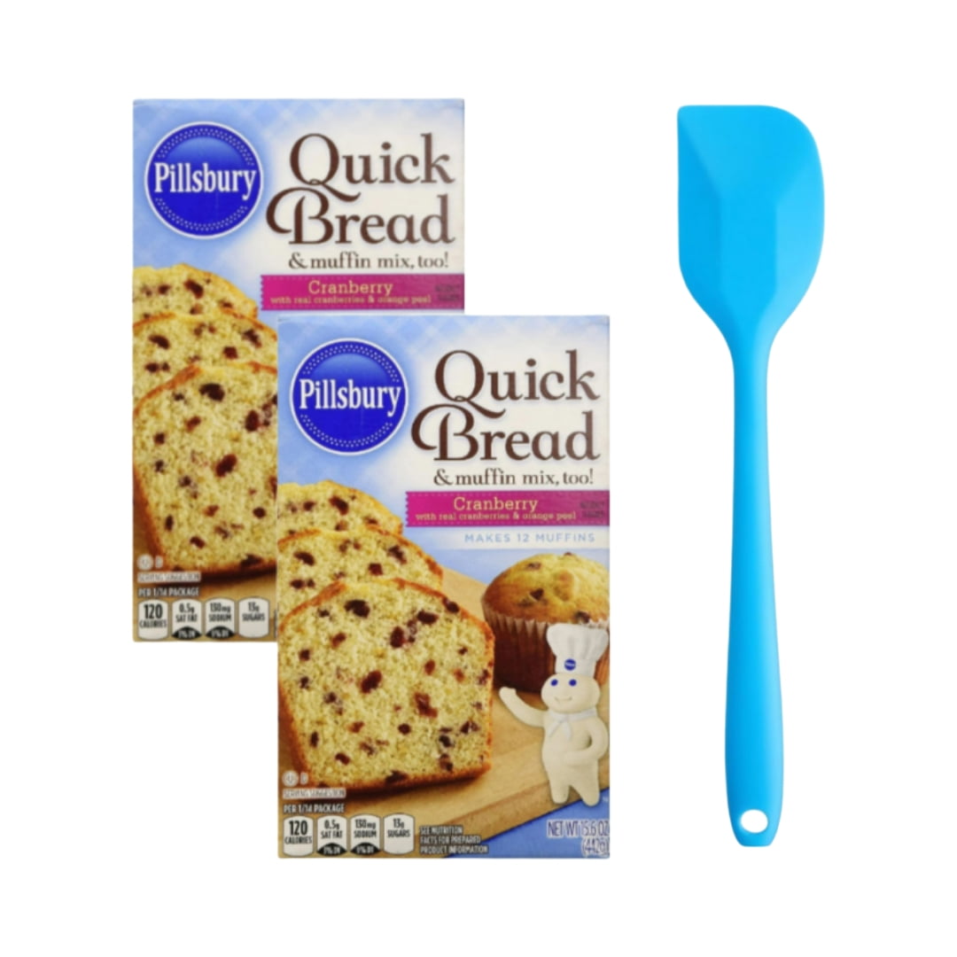 Pillsbury Cranberry Flavored Quick Bread & Muffin Mix, 15.6 oz (2 pack ...