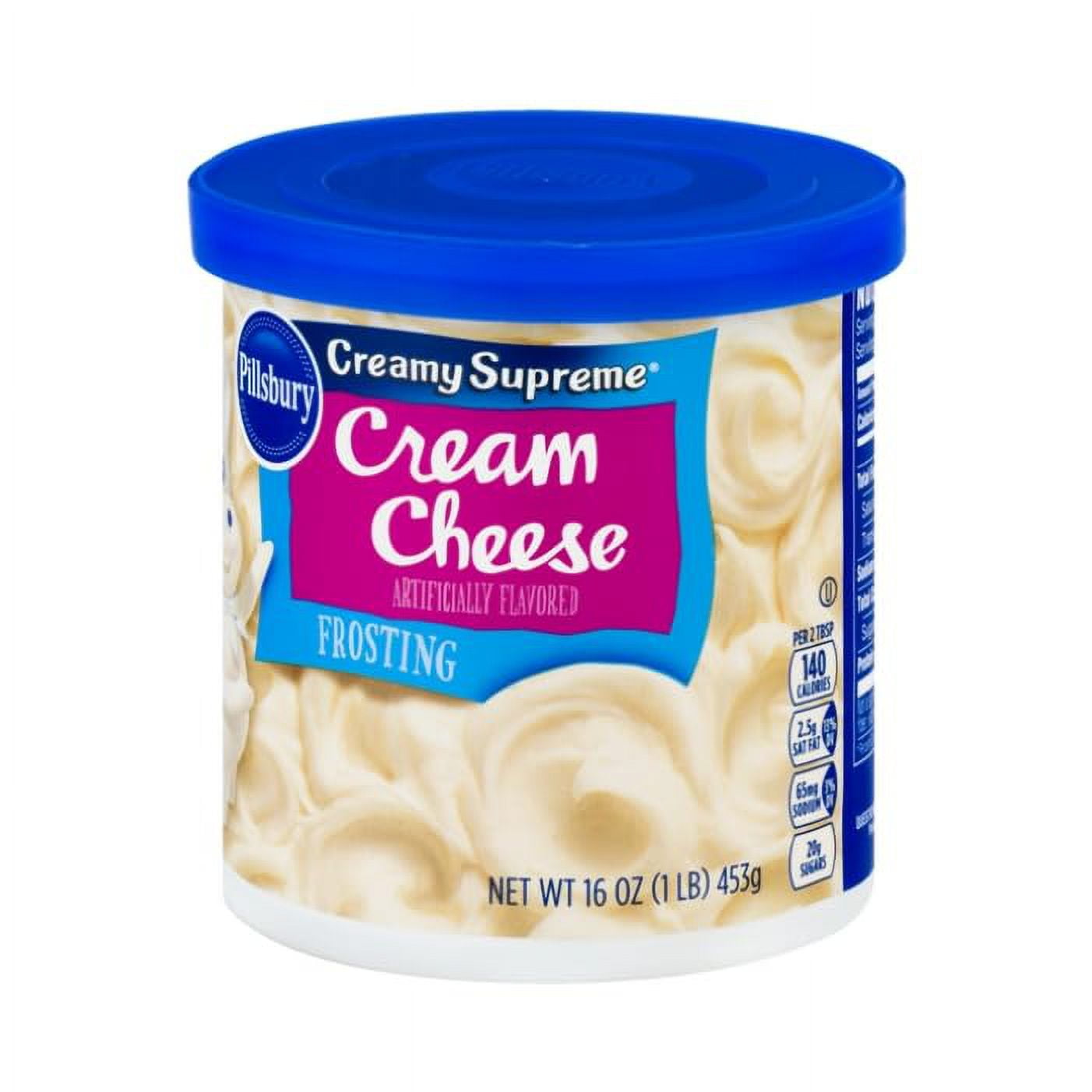 Pillsbury Creamy Supreme Cream Cheese Frosting, 16 Oz - Walmart.com