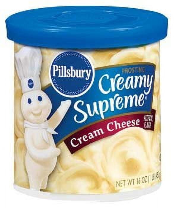 Pillsbury, Creamy Supreme, Cream Cheese Frosting, 16Oz Tub (Pack Of 3 ...