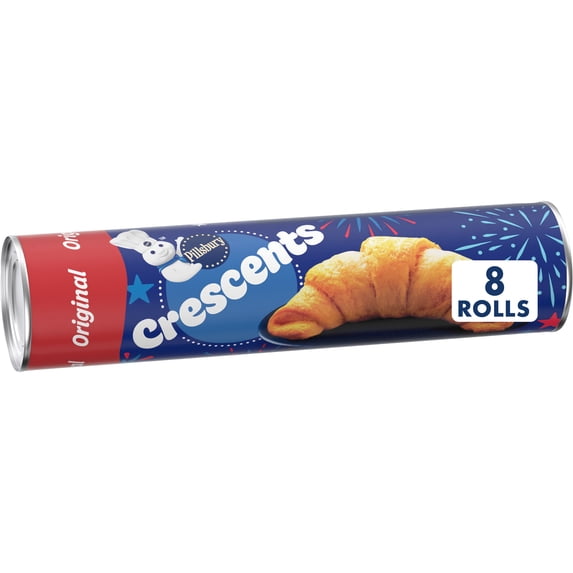 Pillsbury Original Crescent Rolls, 8 oz Can, 8 Refrigerated Pastry ...