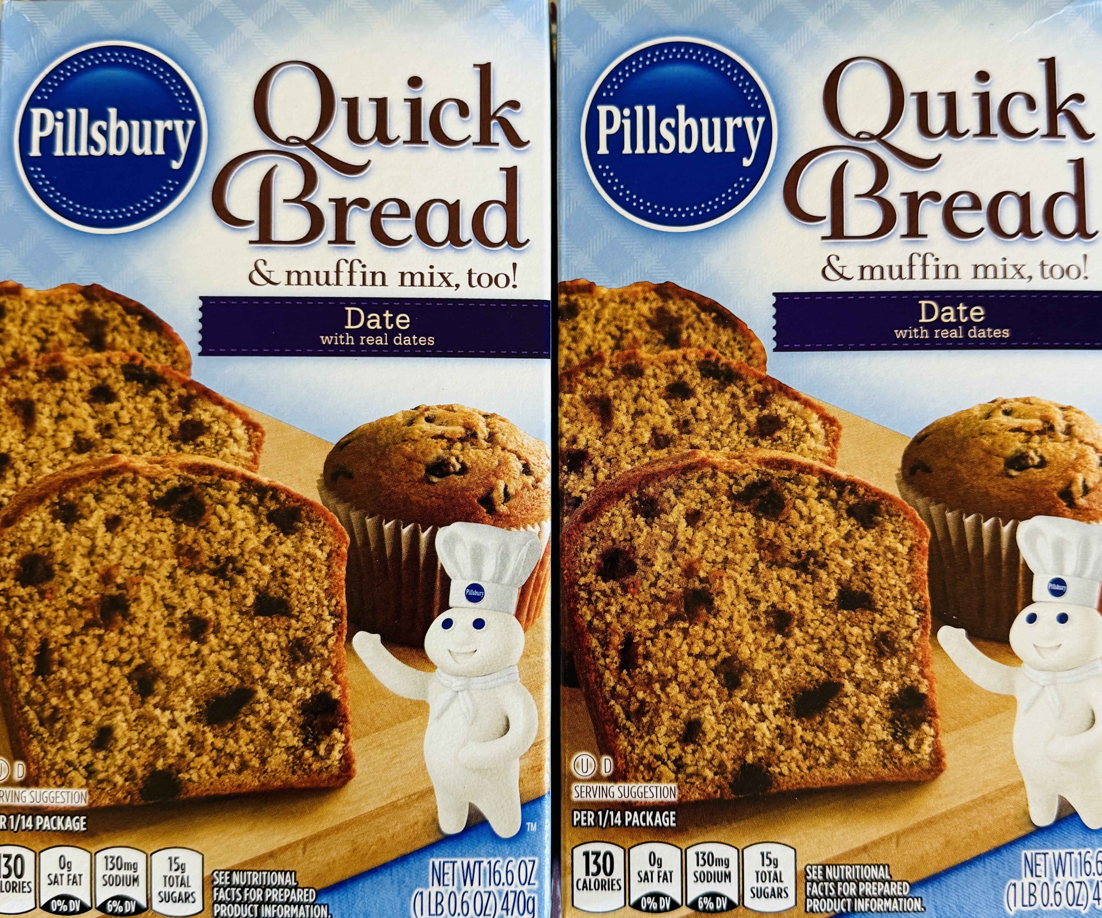 Pillsbury Date Quick Bread and Muffin Mix 2 pack - Walmart.com