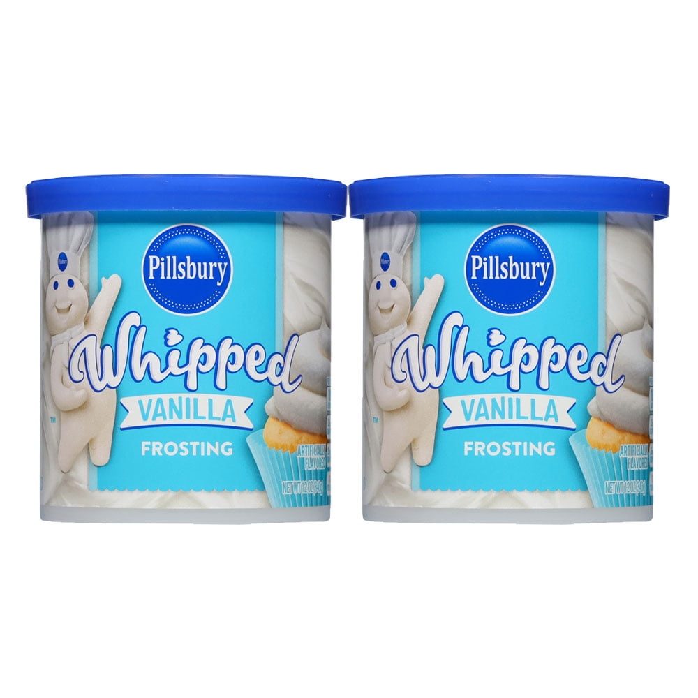 Pillsbury Fluffy Vanilla Marshmallow Frosting, 12 oz - Palatize Pack of ...