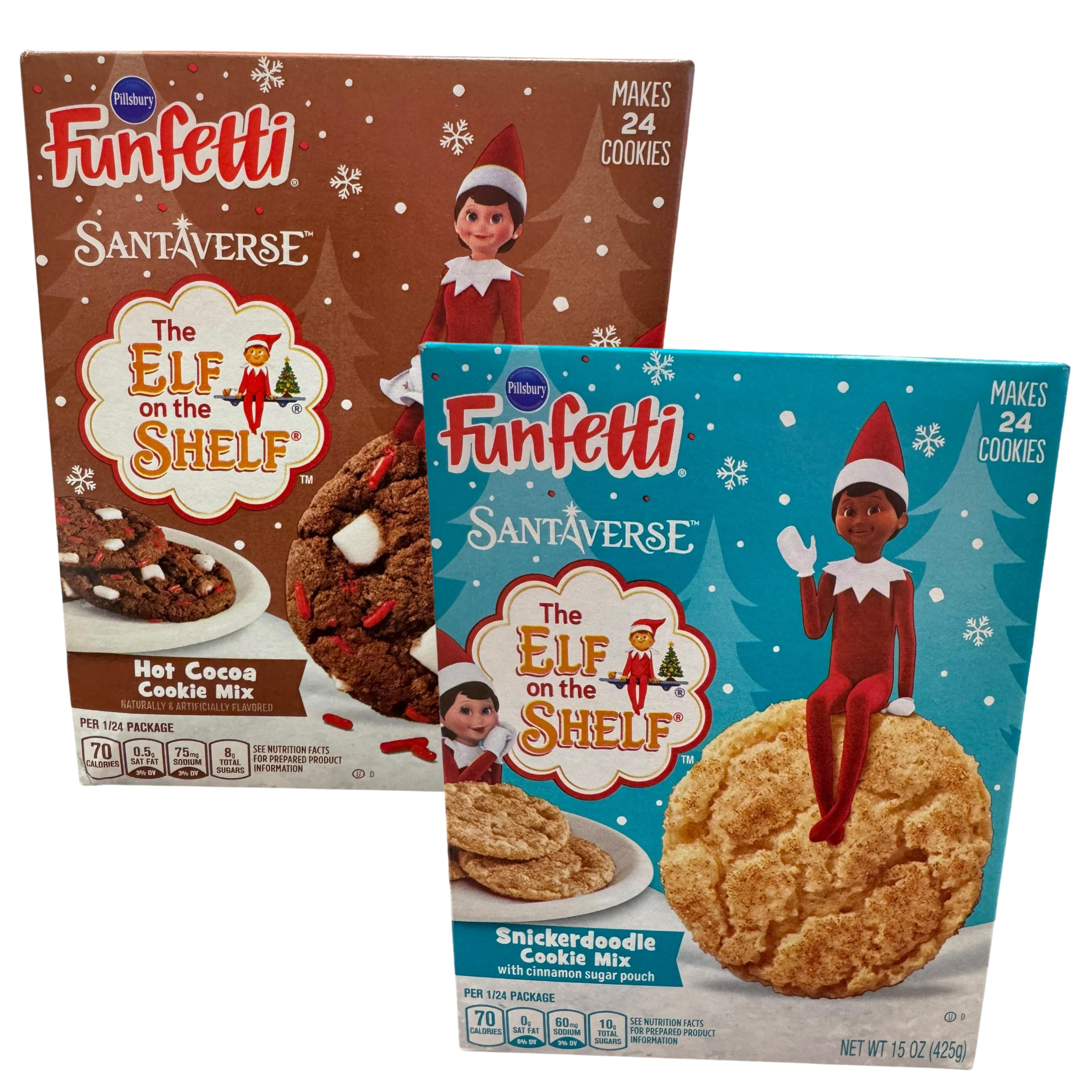 Pillsbury Funfetti Santaverse The Elf on the Shelf Cookie Mix - 2 Pack ...