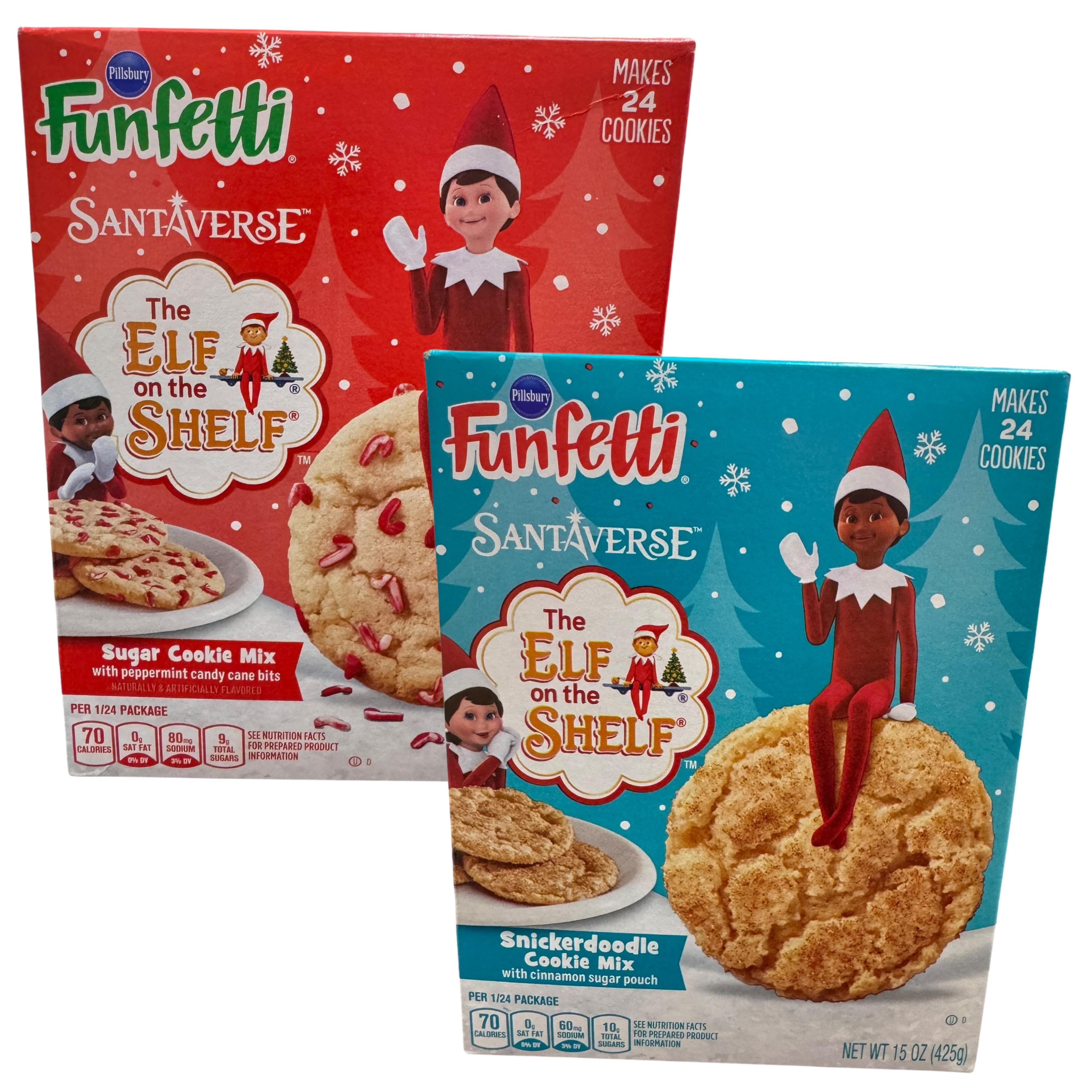 Pillsbury Funfetti Santaverse The Elf on the Shelf Cookie Mix - 2 Pack ...