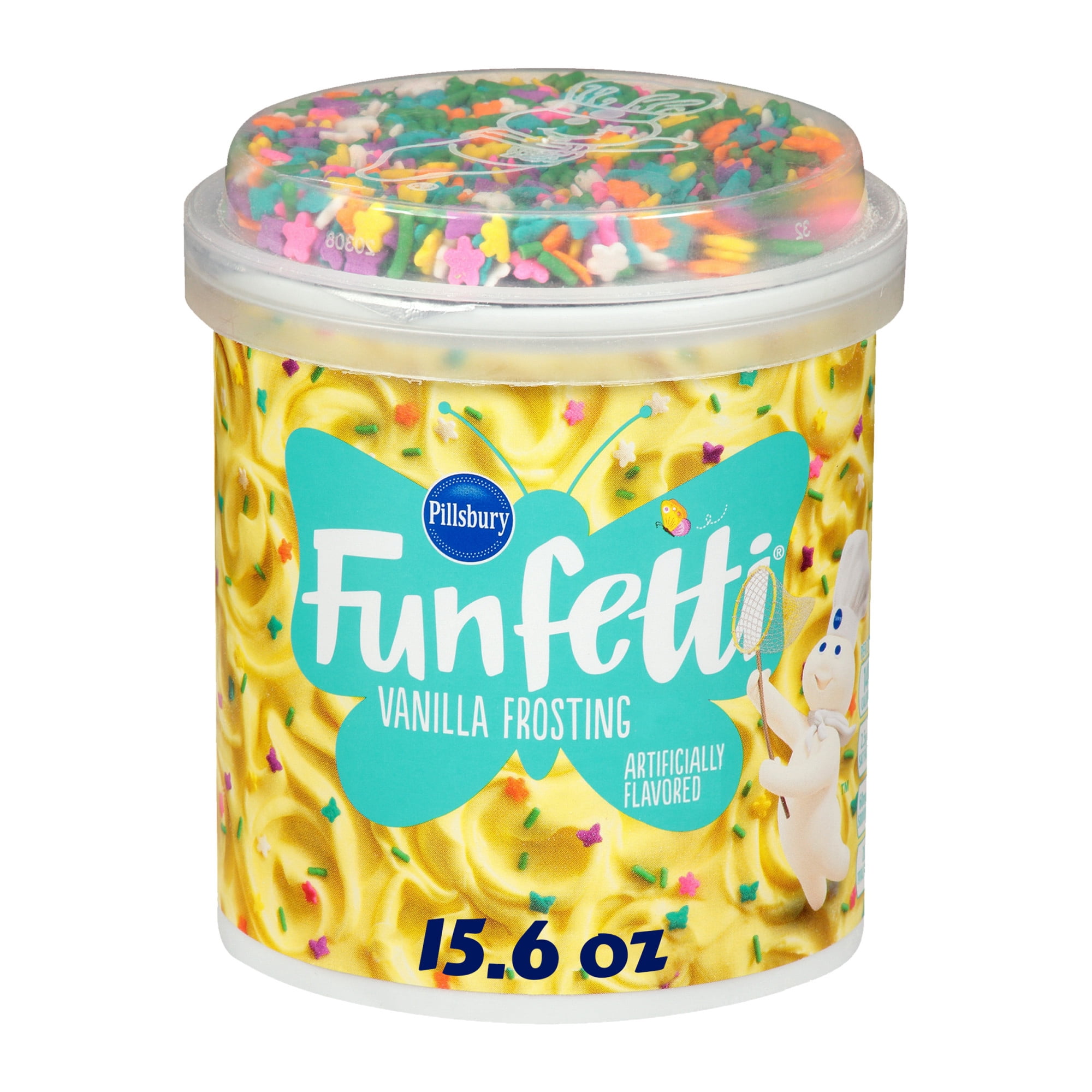 Pillsbury Funfetti Spring Vanilla Frosting, 15.6 Oz Tub - Walmart.com