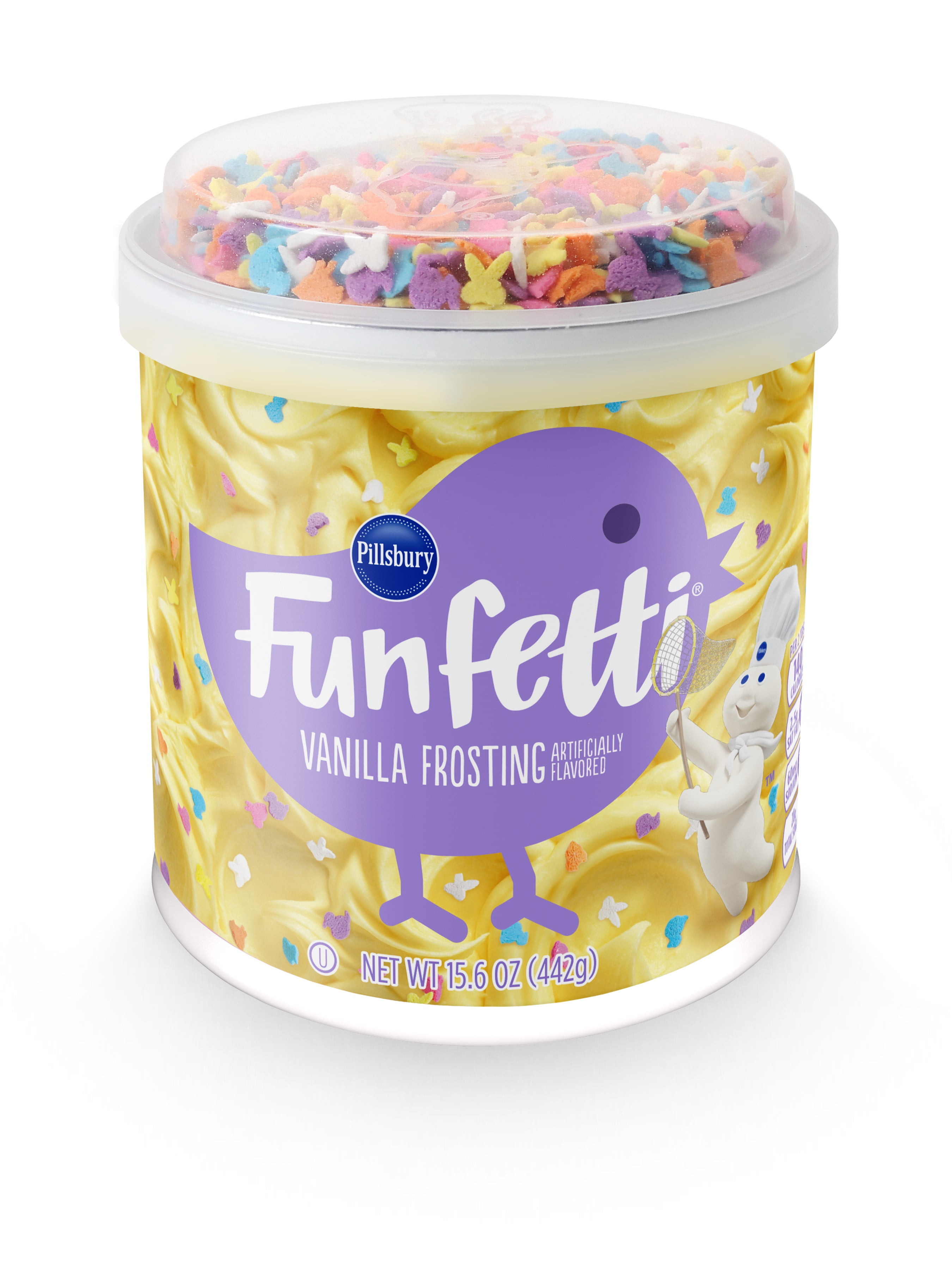 Pillsbury Funfetti Spring Vanilla Frosting, 15.6 oz Tub - Walmart.com