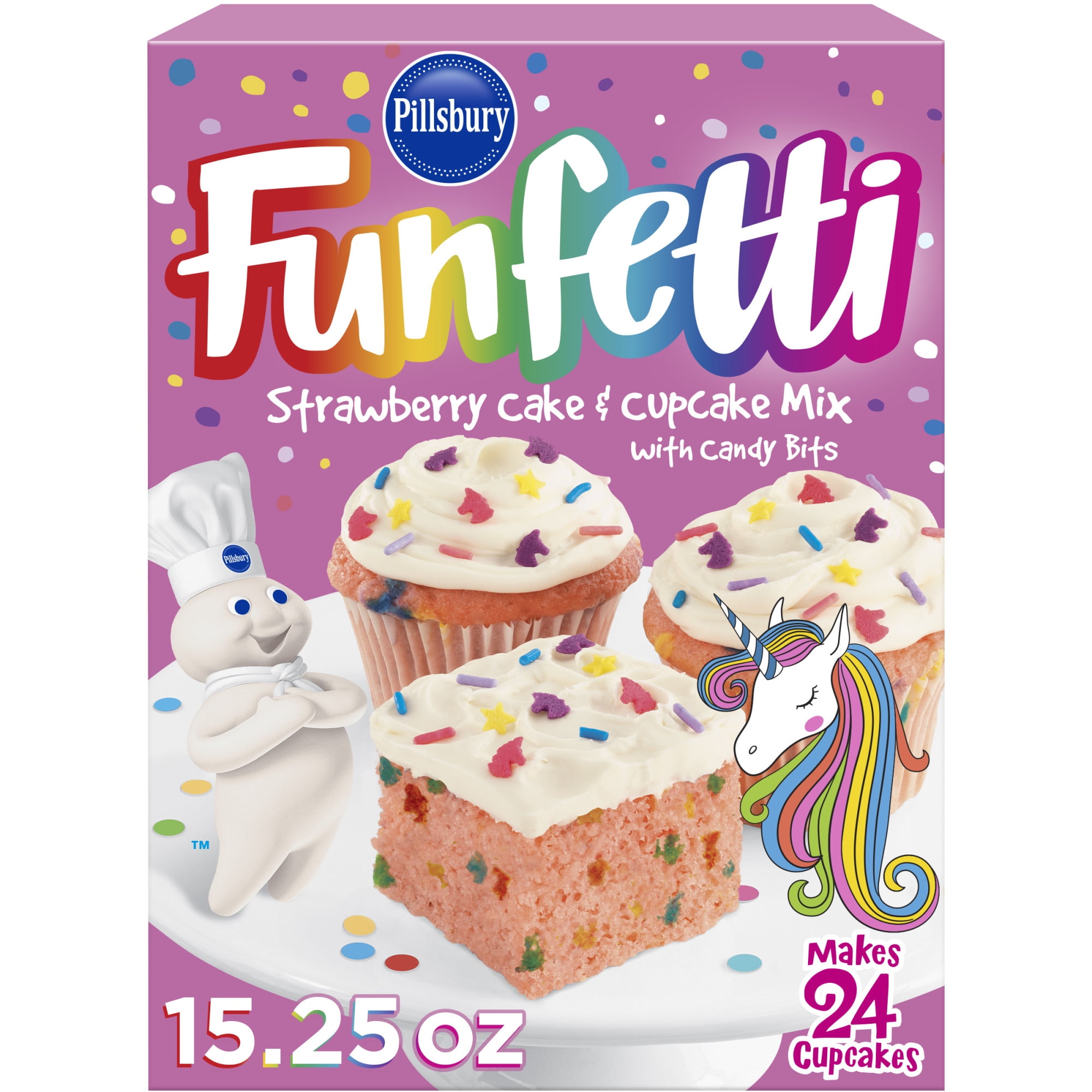 Pillsbury Funfetti Strawberry Cake Mix with Candy Nepal | Ubuy