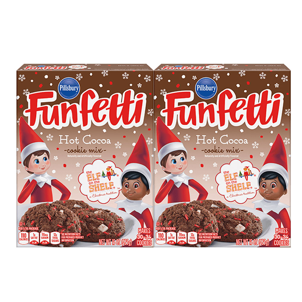 Pillsbury Funfetti The Elf on the Shelf Hot Cocoa Cookie Mix , 15 oz ...