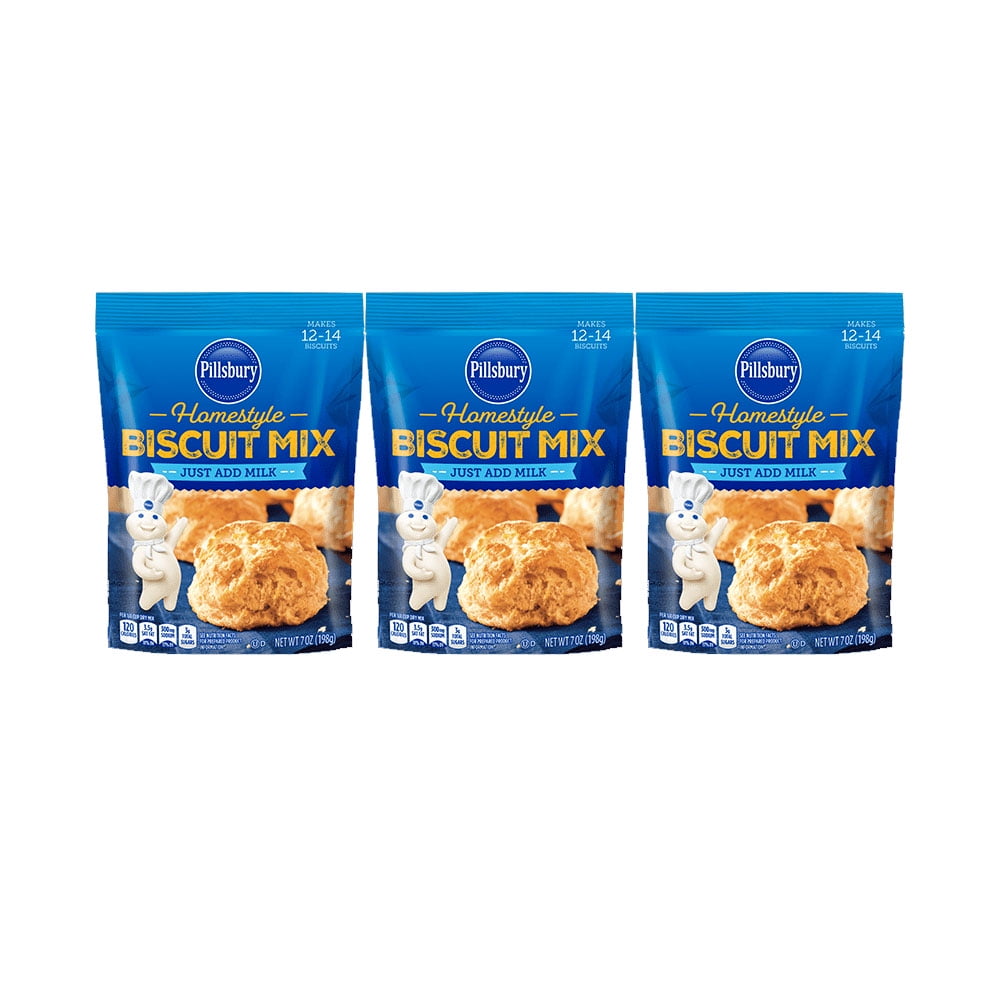 Pillsbury Homestyle Biscuit Mix, 7 oz - Palatize Pack of 3 - Walmart.com