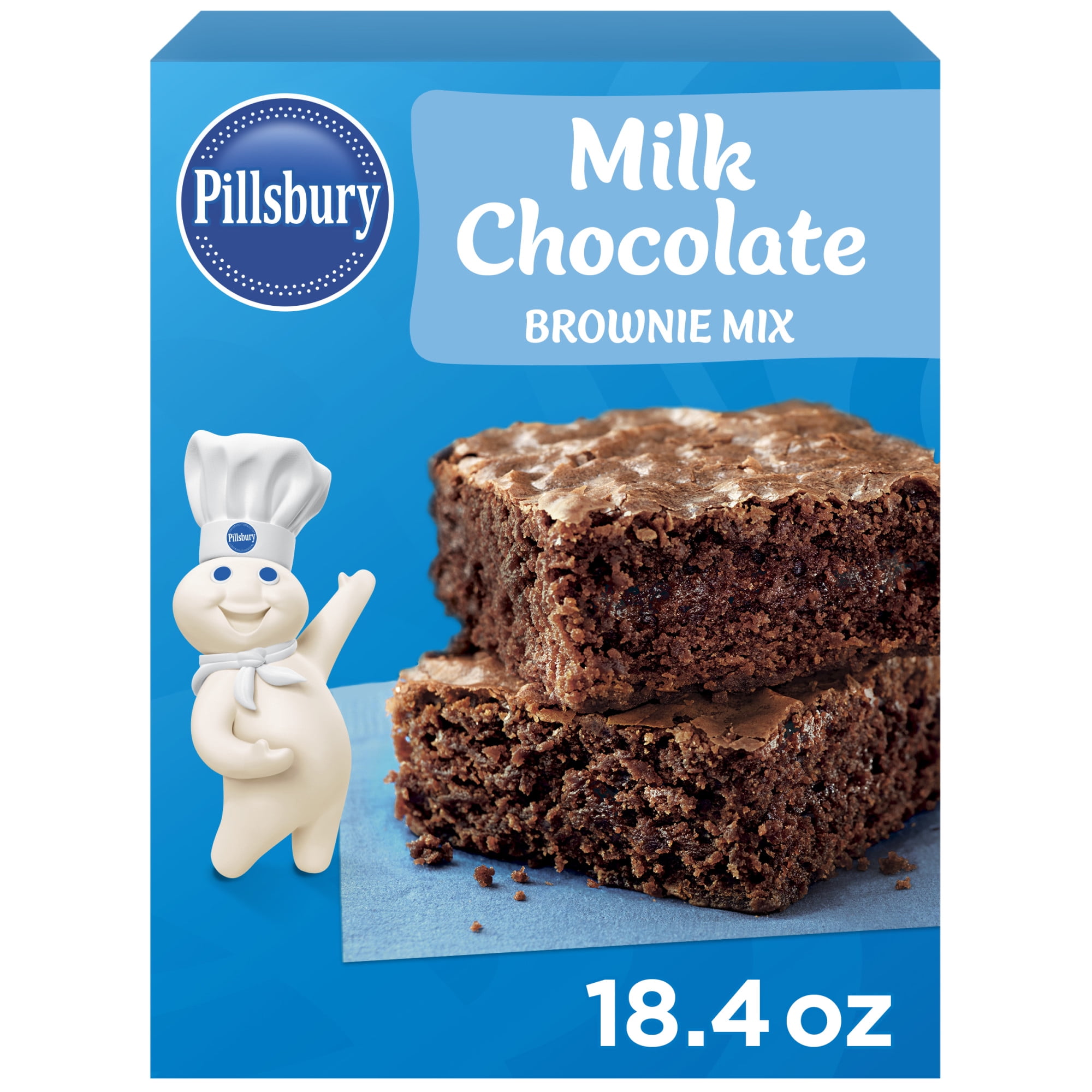Pillsbury Milk Chocolate Brownie Mix, 18.4 oz Box - Walmart.com