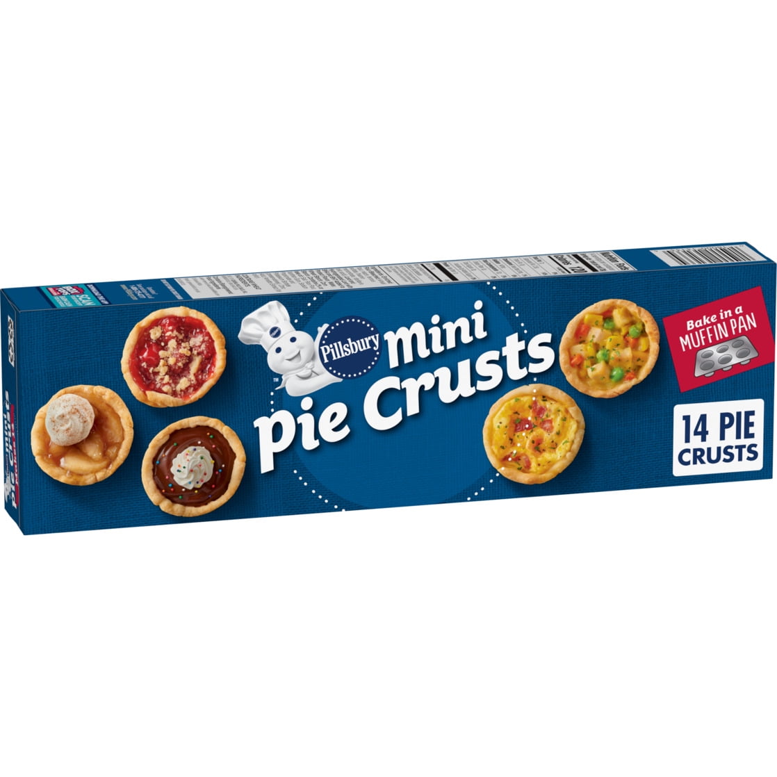 Pillsbury Pre-Cut Mini Pie Crusts, 14 ct., 14.1 oz. Ready-to-Fill ...