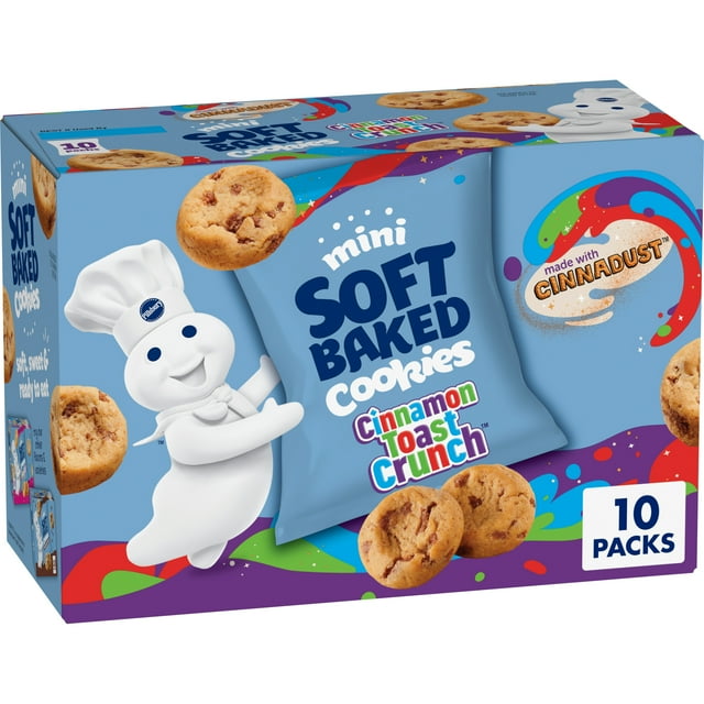 Pillsbury Mini Soft Baked Cookies, Cinnamon Toast Crunch, Made with ...