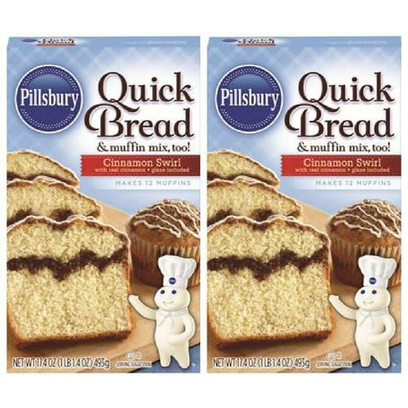 Pillsbury Quick Bread & Muffin Mix (Pack Of 2) - Walmart.com