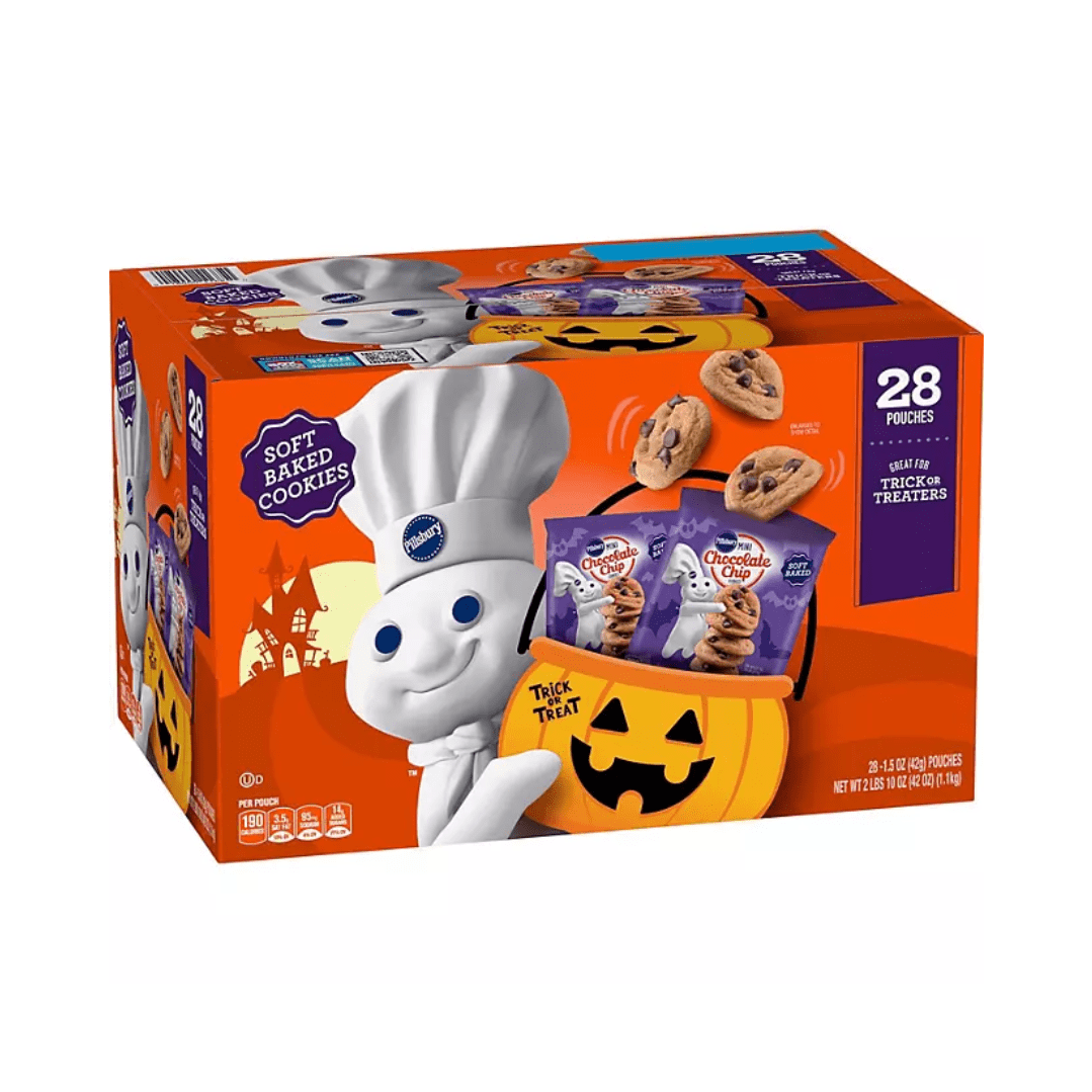 Pillsbury Soft Baked Mini Chocolate Chip Cookies, 1.5 oz., 28 pk. - Walmart.com