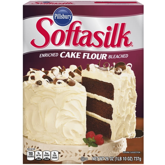 Softasilk Cake Flour 26oz | Nut flours for grocery retail - Walmart ...
