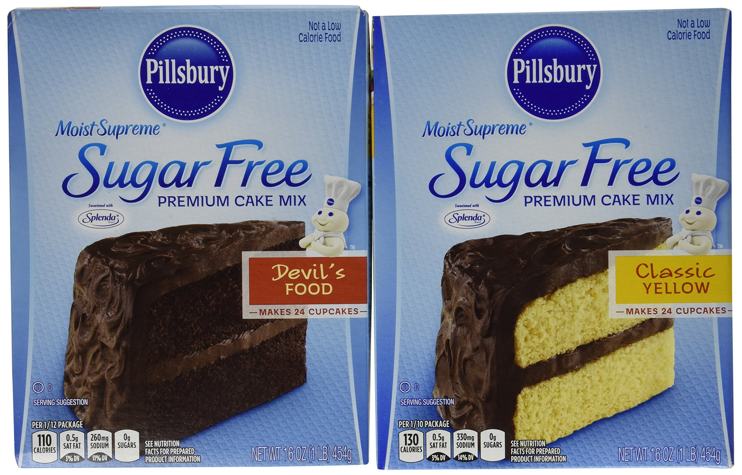 Pillsbury Sugar FreeTRDN Cake Mix Value Bundle - 1 Box Sugar Free Devil ...