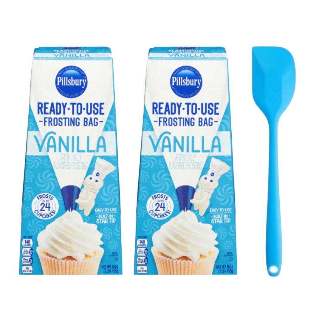 Pillsbury Vanilla Flavored Ready-to-Use Frosting Bag, 16 Oz Bag (2 pack ...