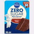 Pillsbury Zero Sugar Moist Supreme Devil's Food Premium Cake Mix, 16 Oz ...