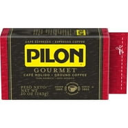 Café Pilon Dark Roast Decaffeinated Espresso Ground Coffee, 10-Ounce ...