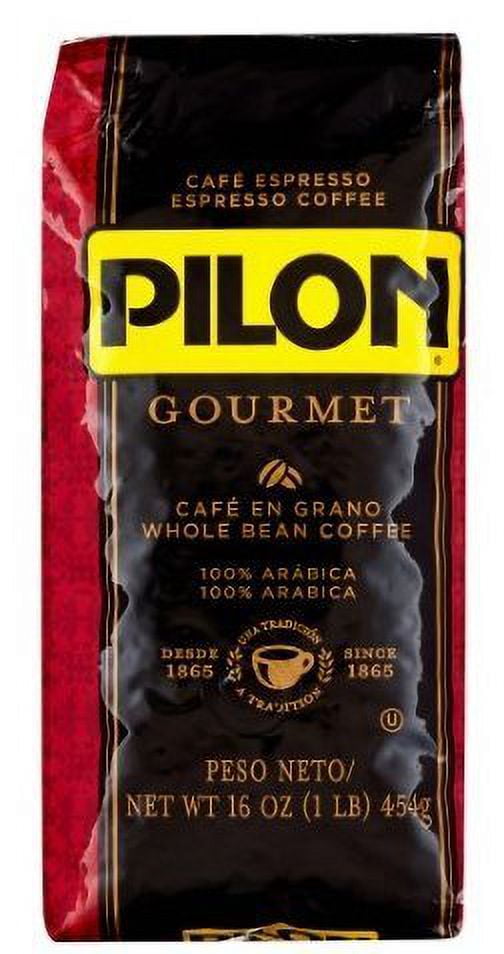 Pilon Gourmet Whole Bean Restaurant Blend Espresso Coffee, 16 Ounce ...