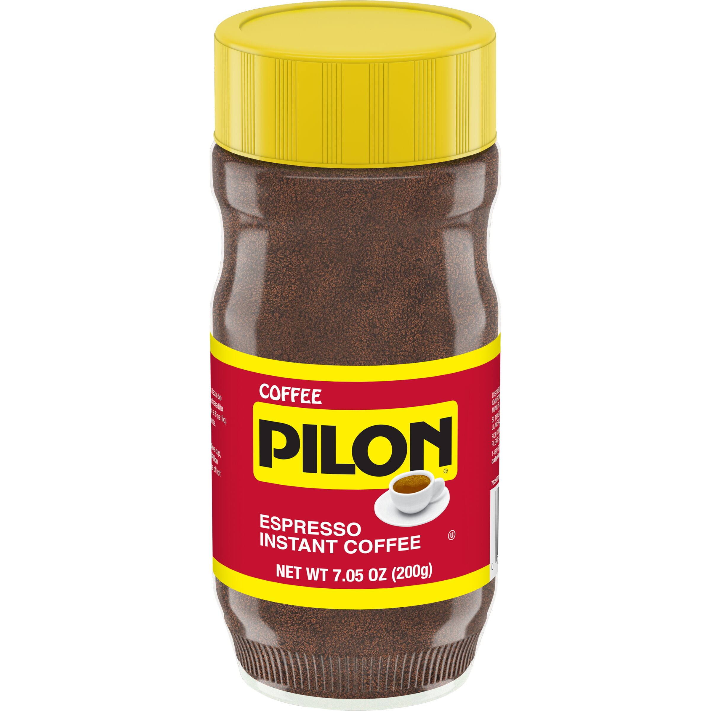 Pilon Instant Espresso Coffee 7.5 oz Jar - Walmart.com