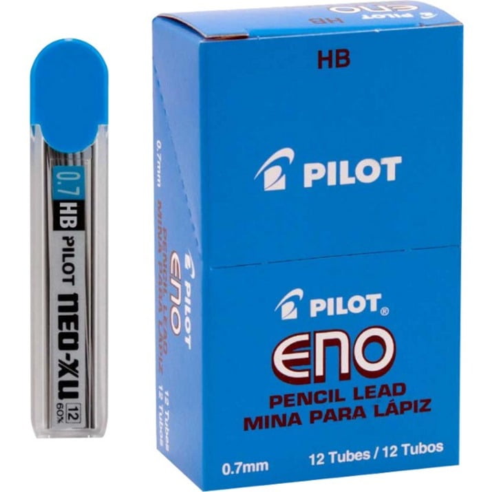 Pilot 0.7mm Mechanical Pencil Refills, HB Leads, 60mm Length, 12 per ...