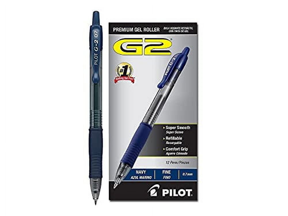Pilot 31187 G2 Premium Retractable Gel Ink Pen, Navy Ink, .7mm, Dozen ...