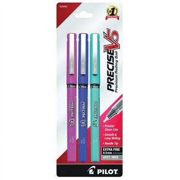 Pilot Precise V5 Extra Fine Point Gel Pen Set with Assorted Art Deco ...