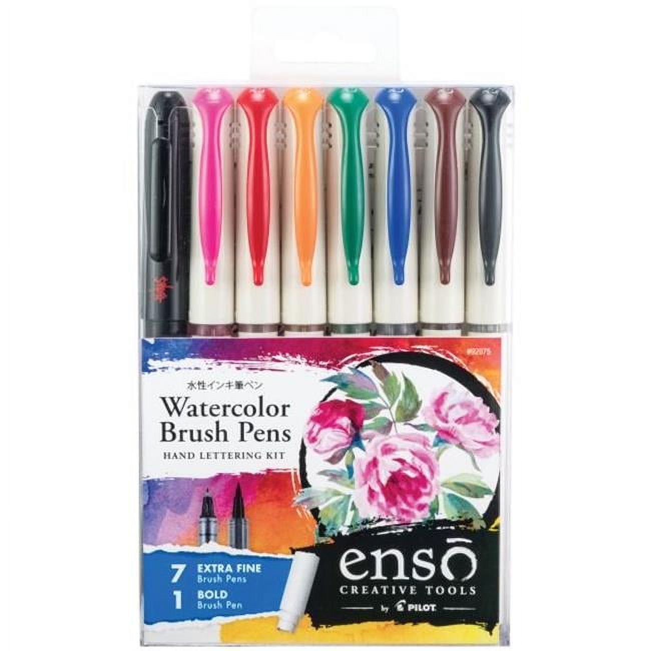 Pentel Color Brush Pen with Black Pigmented Ink, Medium - Walmart.com