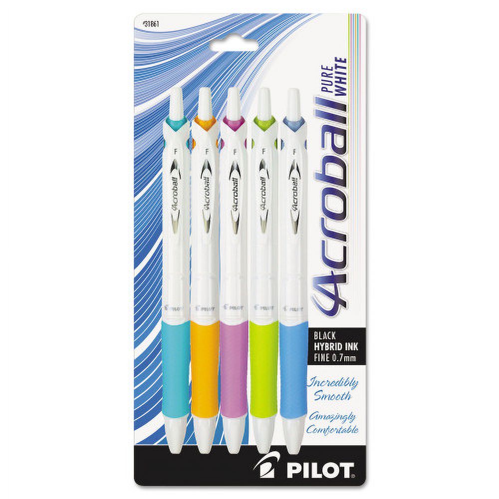 Pilot Acroball .7mm Retractable Pens - Walmart.com