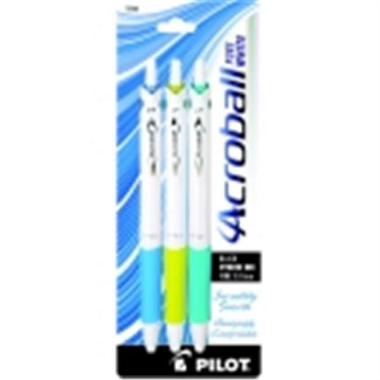 Pilot Acroball Pen - Black Ink, Pack 3 - Walmart.com
