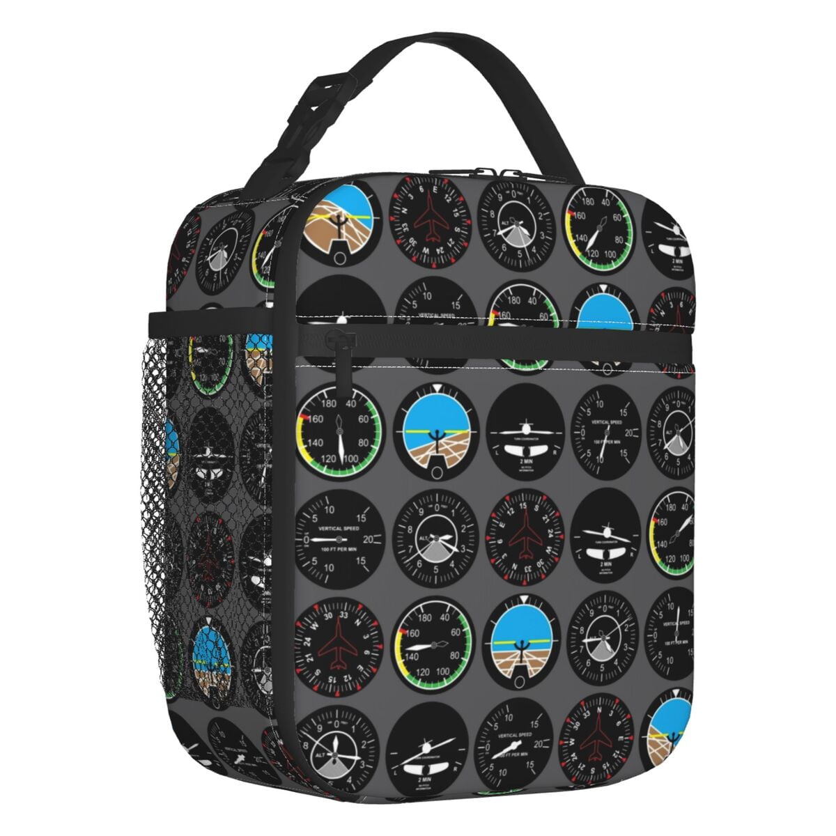 Pilot Aircraft Night Flight Routes Portable Lunch Box Leakproof Air ...