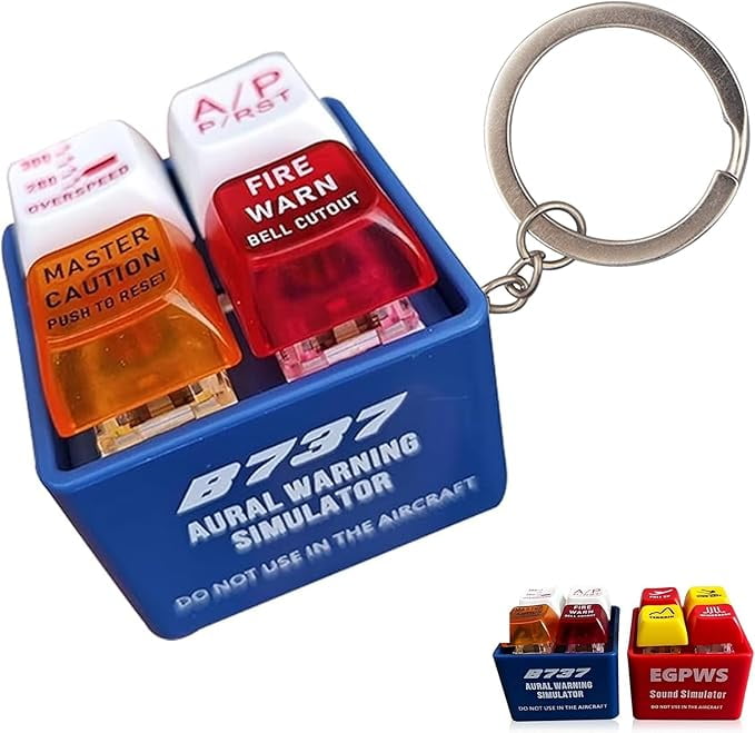 Pilot And Crew Alert Keychain EGPWS Warning Sound Simulator, Keychain ...