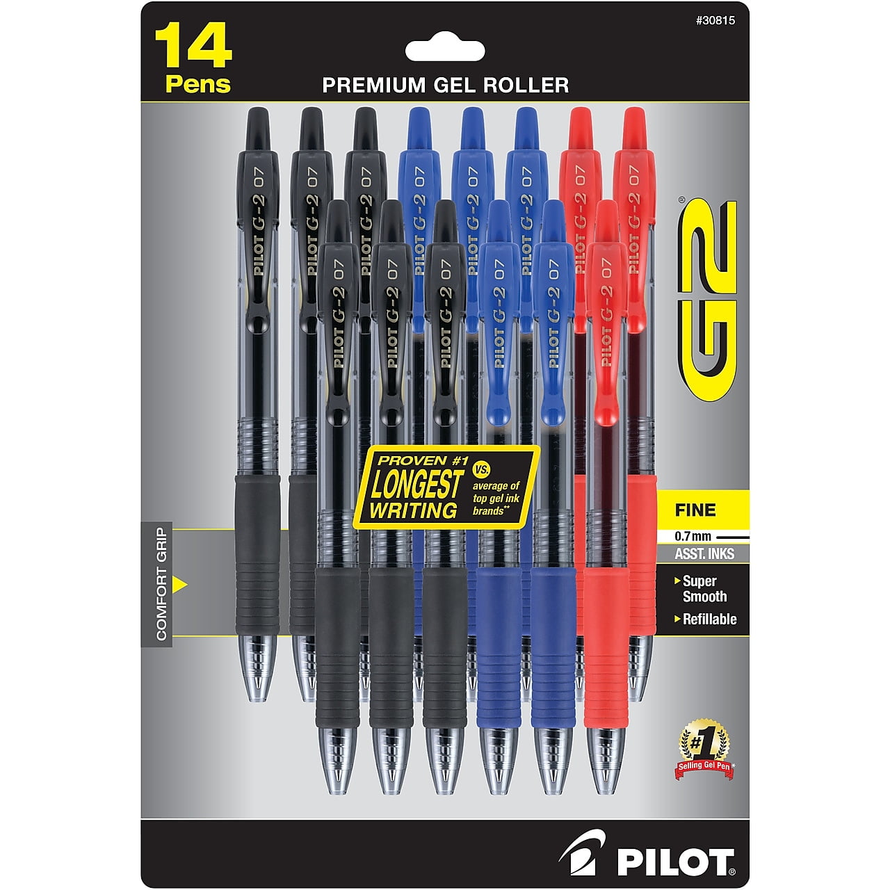 Pilot® PEN,G2,14,BUS,ASST 30815 - Walmart.com