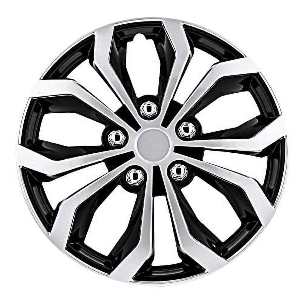 Pilot Automotive 17 Inch Universal Hubcaps Set for Toyota, Nissan ...