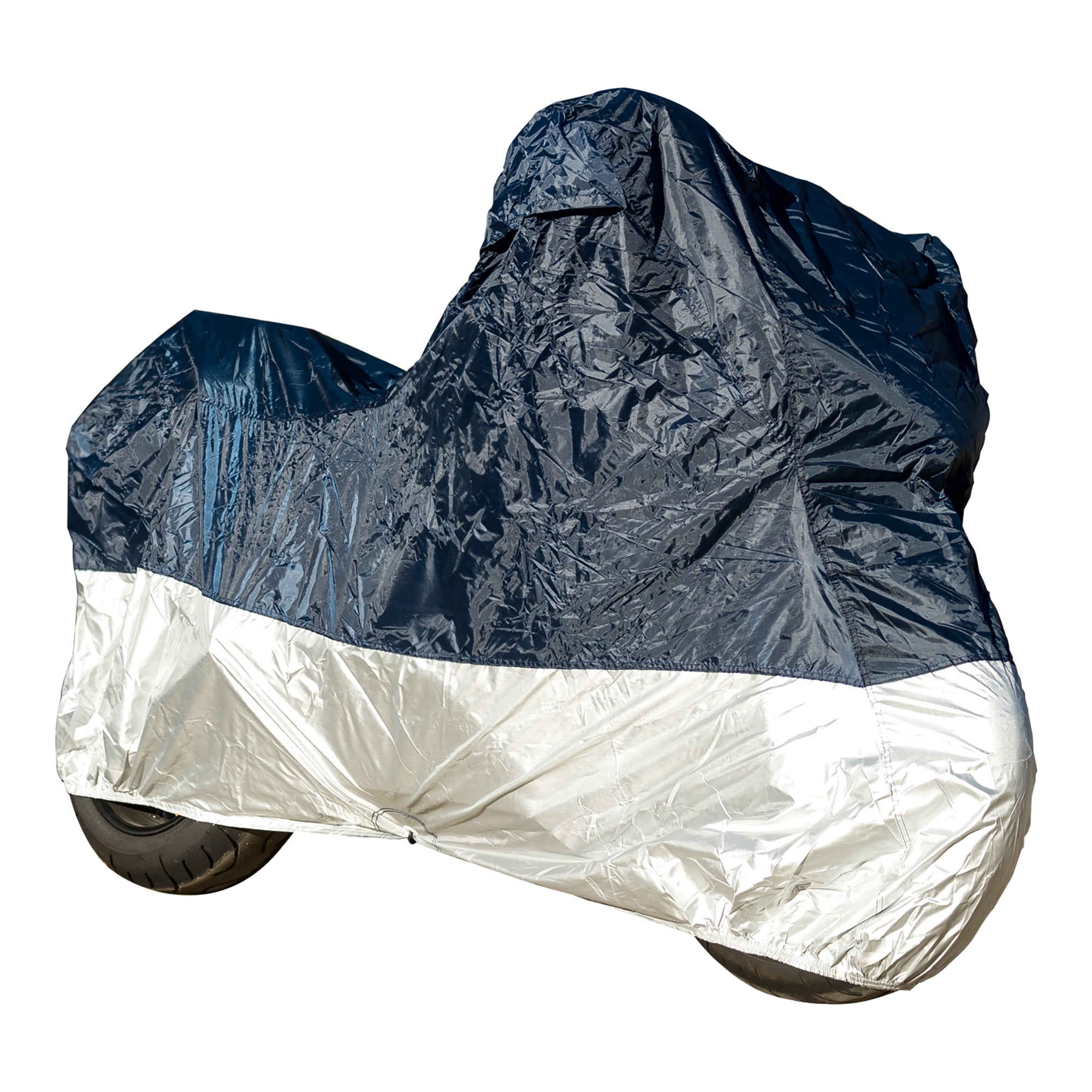 Pilot Automotive CC-6334 Blue/Silver X-Large Motorcycle Cover - Walmart.com