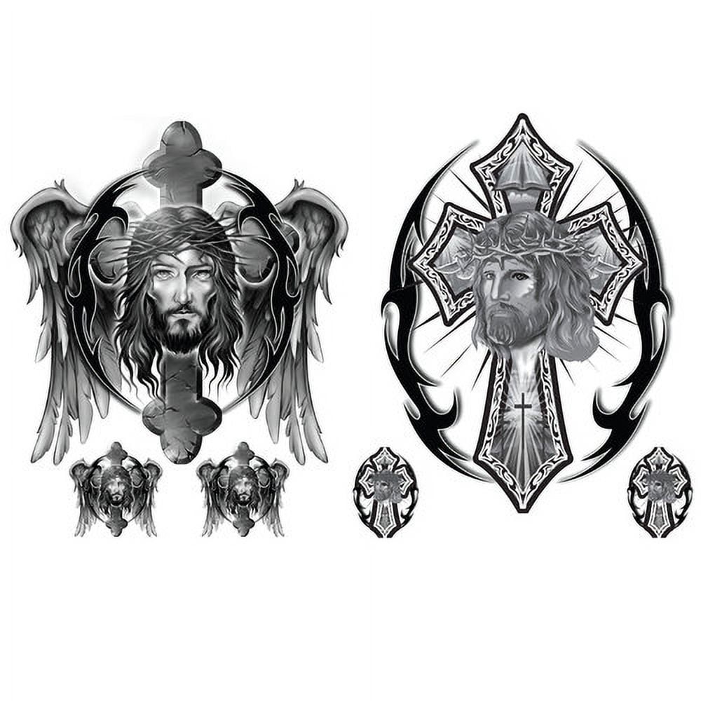 Pilot Automotive Jesus Tribal Car Decal, 6" x 8" - Walmart.com