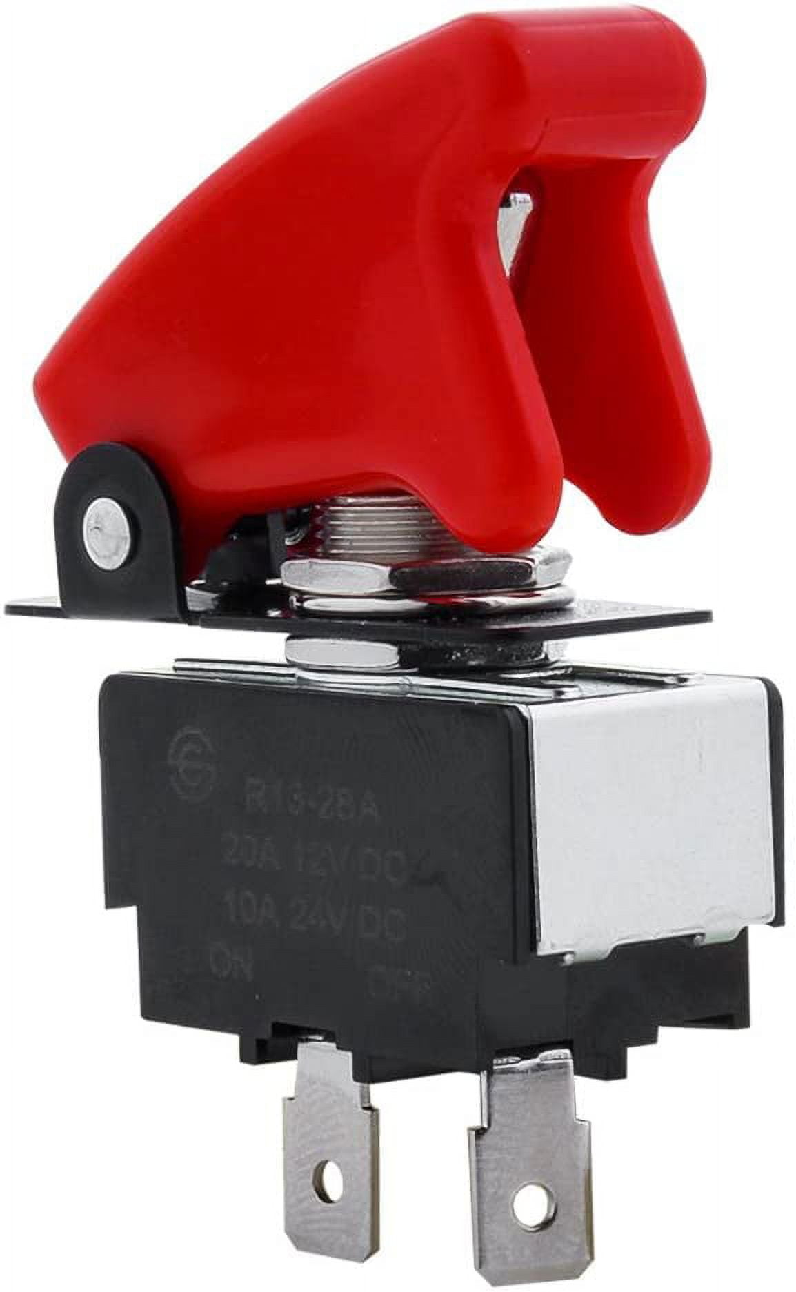 Pilot Automotive PL-SW26 Performance Toggle Switch with Red Safety ...