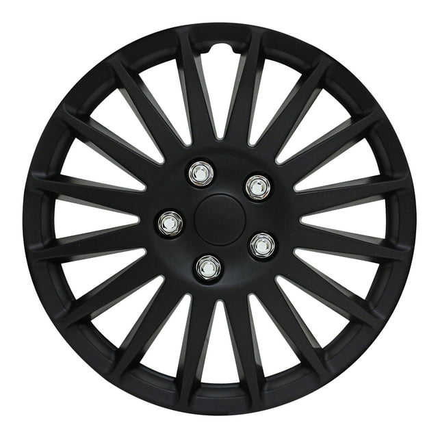 Pilot Automotive WH521-14C-B All Black 14" Indy Wheel Cover, (Set of 4) - Walmart.com