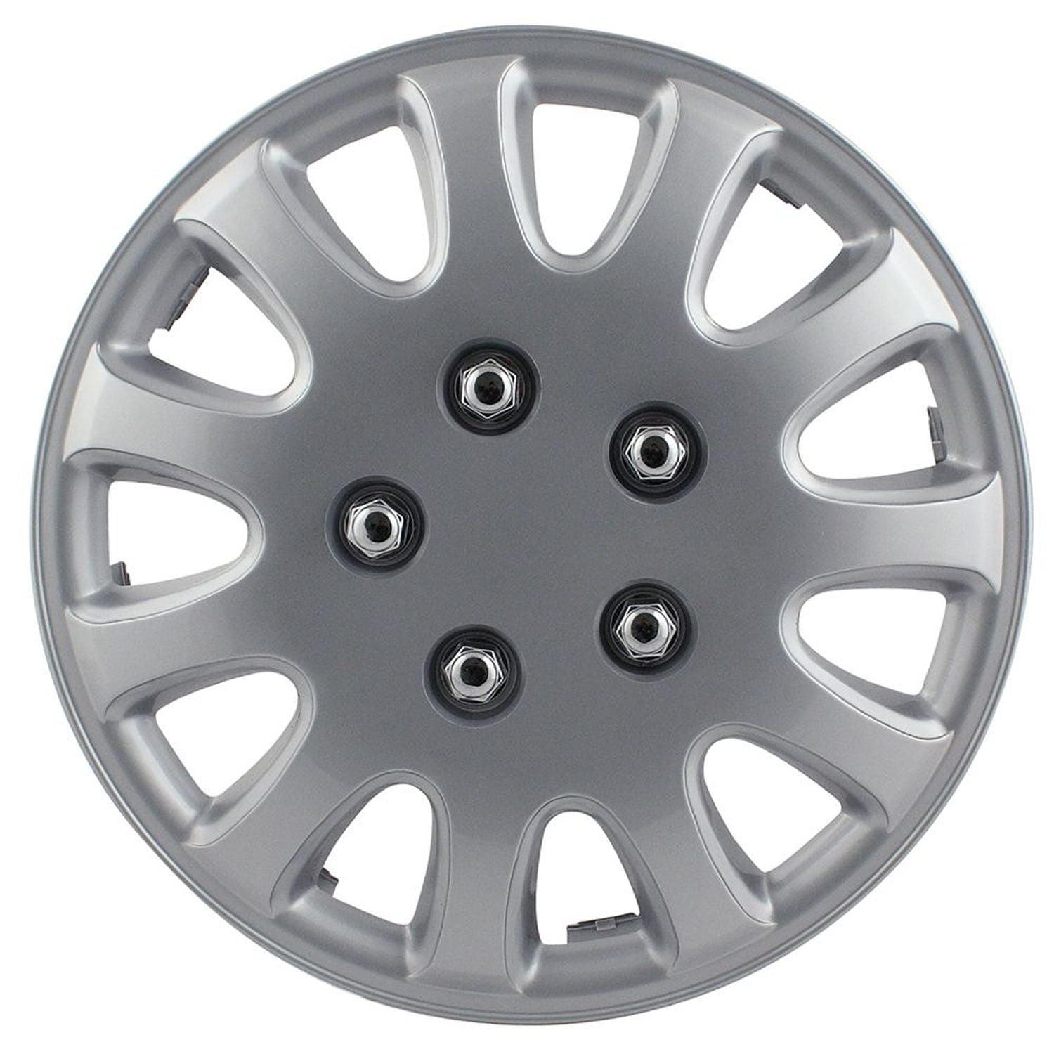 Pilot Automotive Wh525-14S-Bx 5 Lug Silver 14" Wheel Cover, (Set Of 4) - Walmart.com