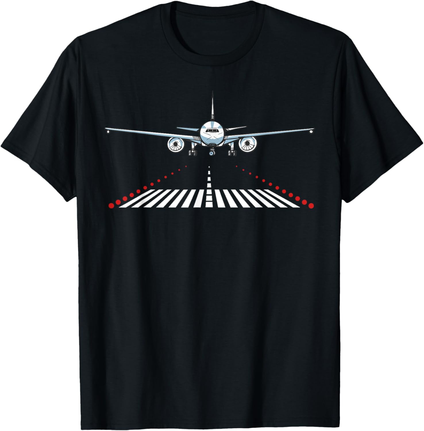 Pilot Aviation Airplane Airport Runway Aircraft Landing T-Shirt men and ...