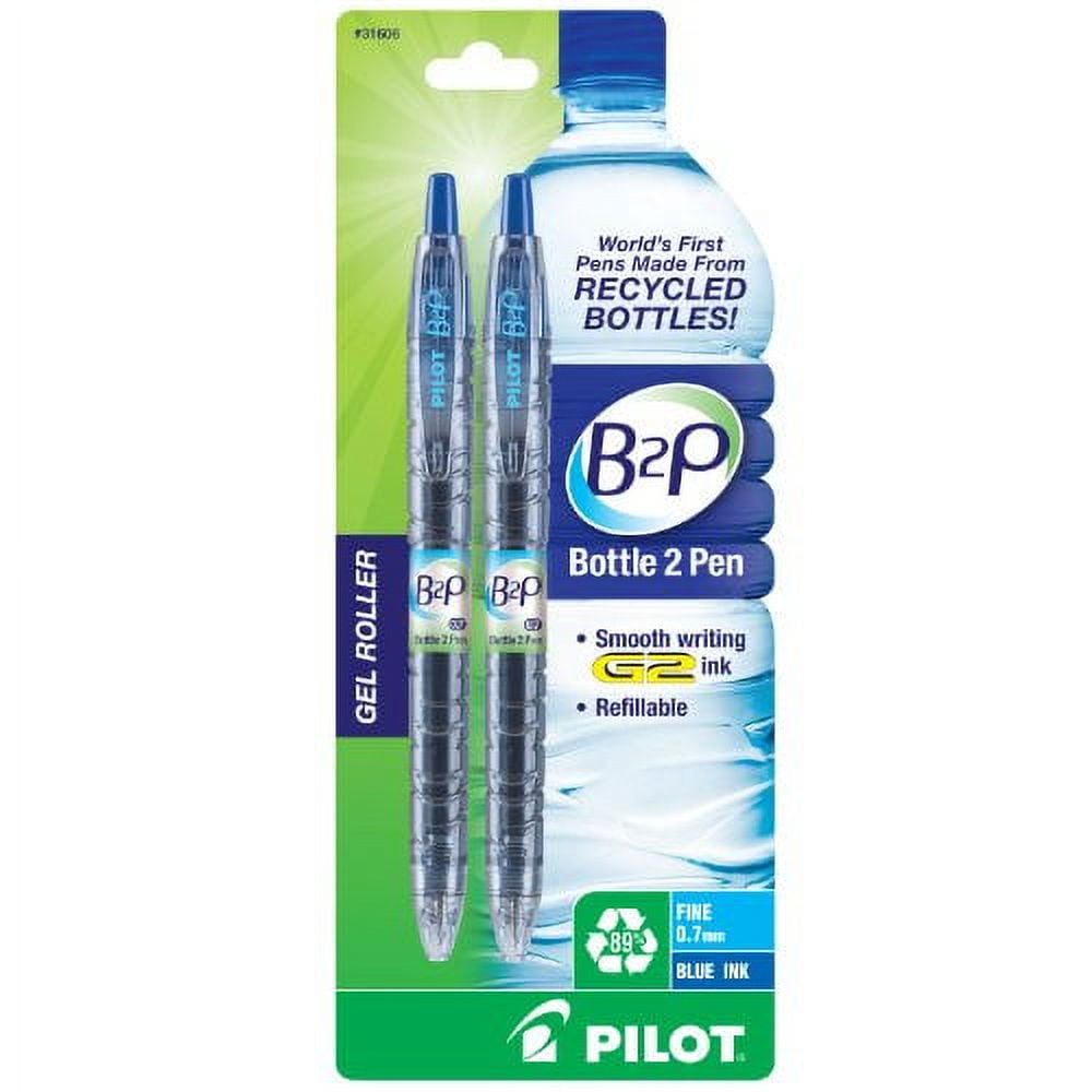 Pilot B2P - Bottle to Pen - Retractable Gel Roller Pens Made from ...