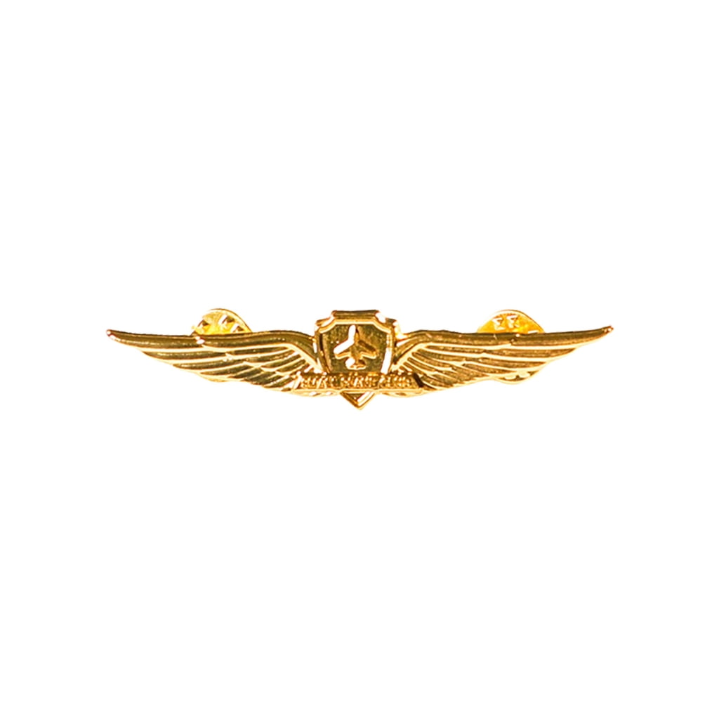 Pilot Badge Captain Chest Badge Aviation Wing Badge Metal Airlines Pin ...