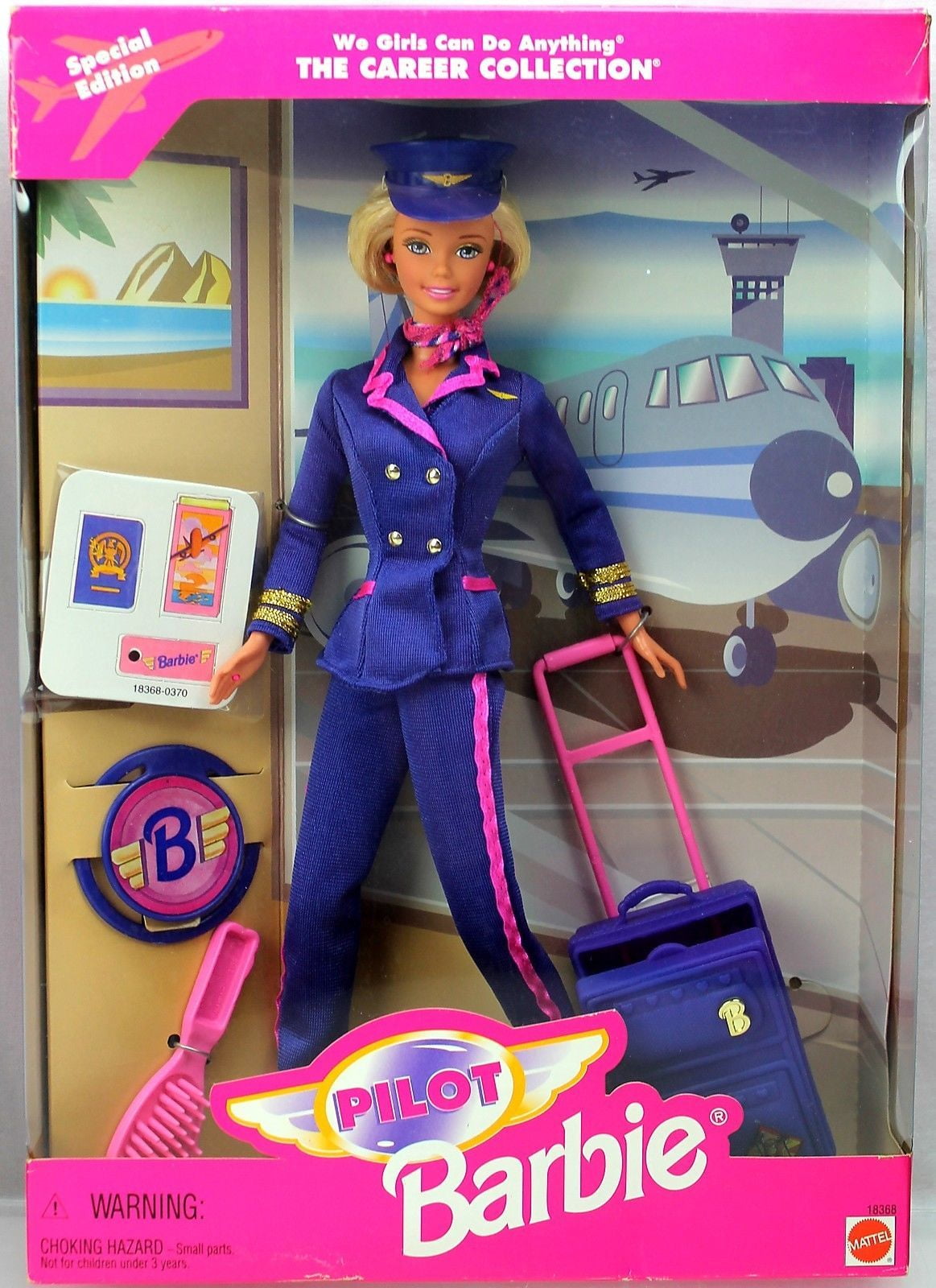 Pilot Barbie Doll The Career Collection Special Edition 1997 Mattel ...