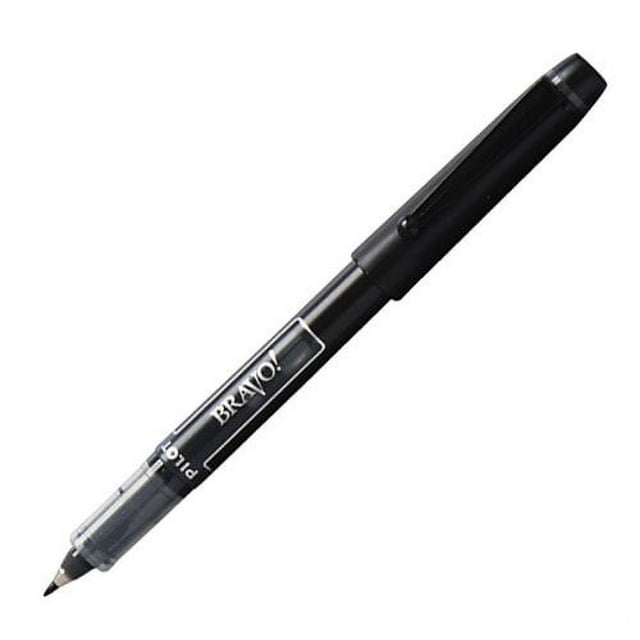 Pilot Bravo! Porous Point Stick Water-Based Marker Pen,Black Ink,Bold ...